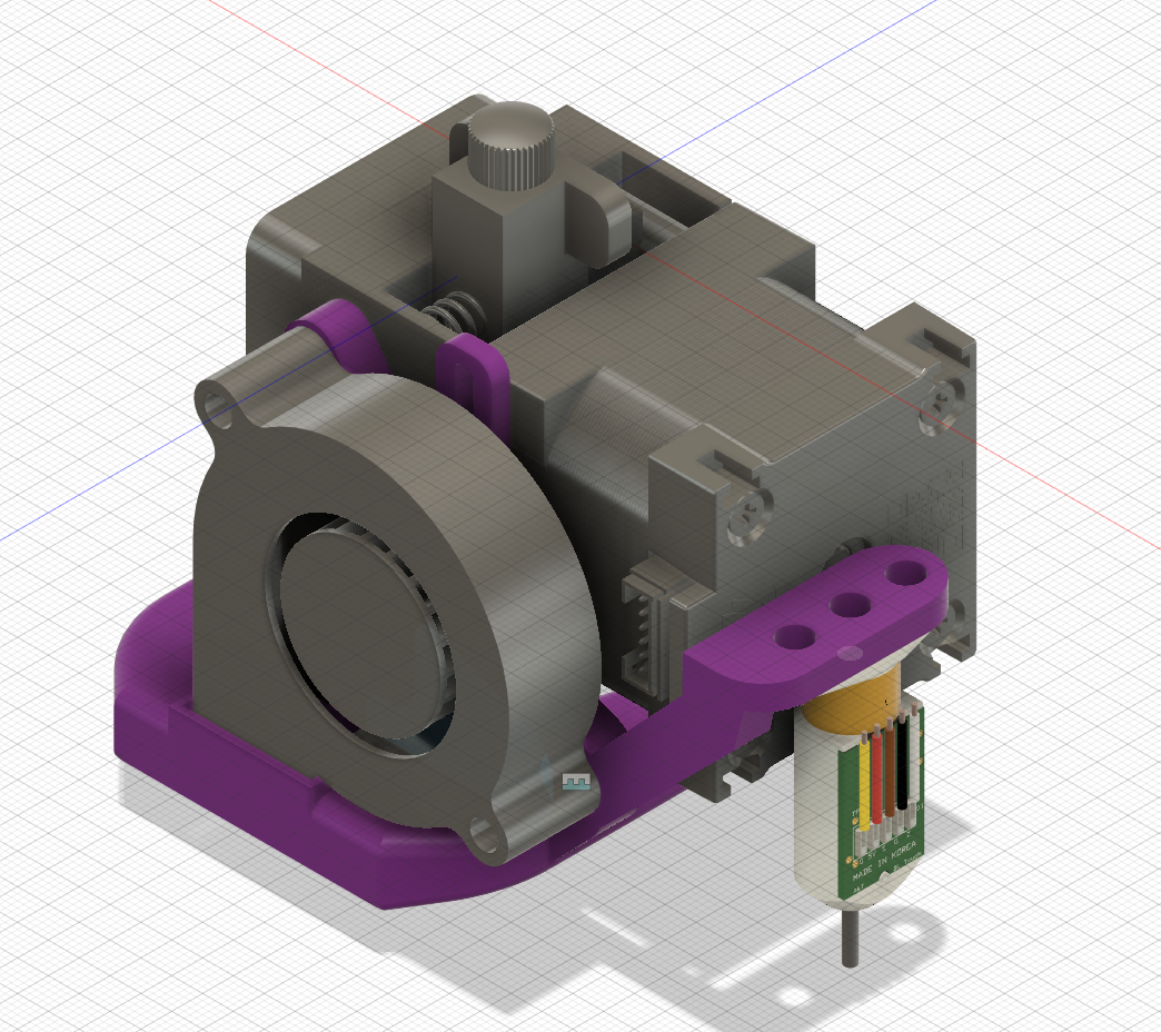 Hemera fan duct with BLTouch by sanslos | Download free STL model ...