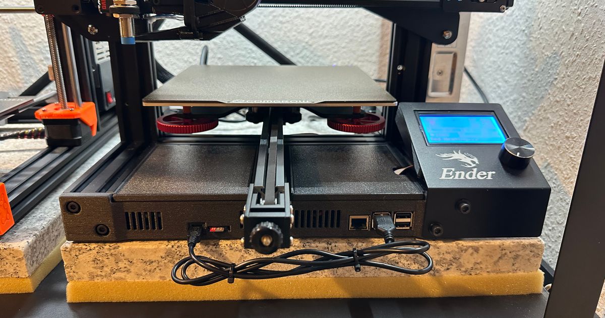 SKR Mini E3 v3 + Raspberry Pi front housing for Ender-3 (v1) by frdmn ...