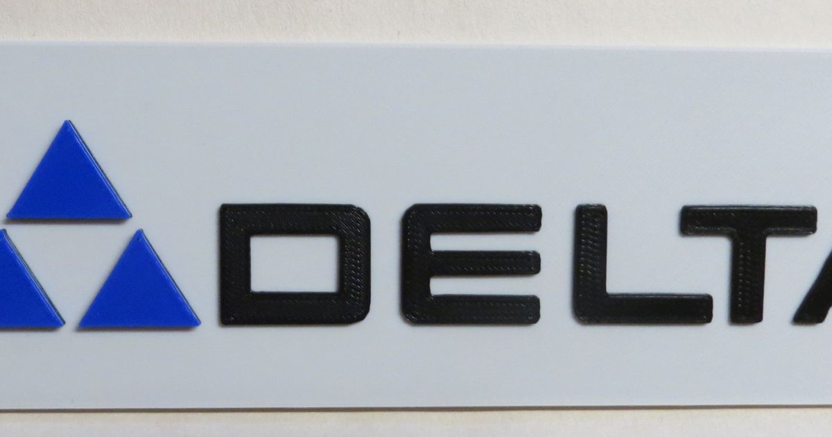Delta Machinery Logo by YumanBeing | Download free STL model ...