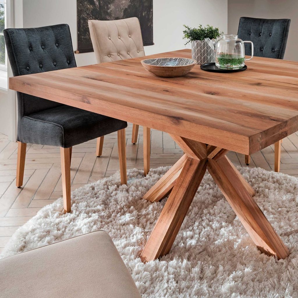 Star Dining Table (square) for doll house 1:12 by MÖBEL IDEAL ...