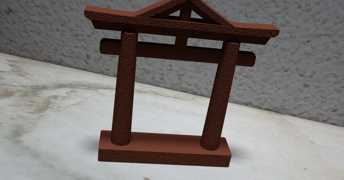 Japan Garden Entrance Gate by Magig_I3Prusa | Download free STL model ...