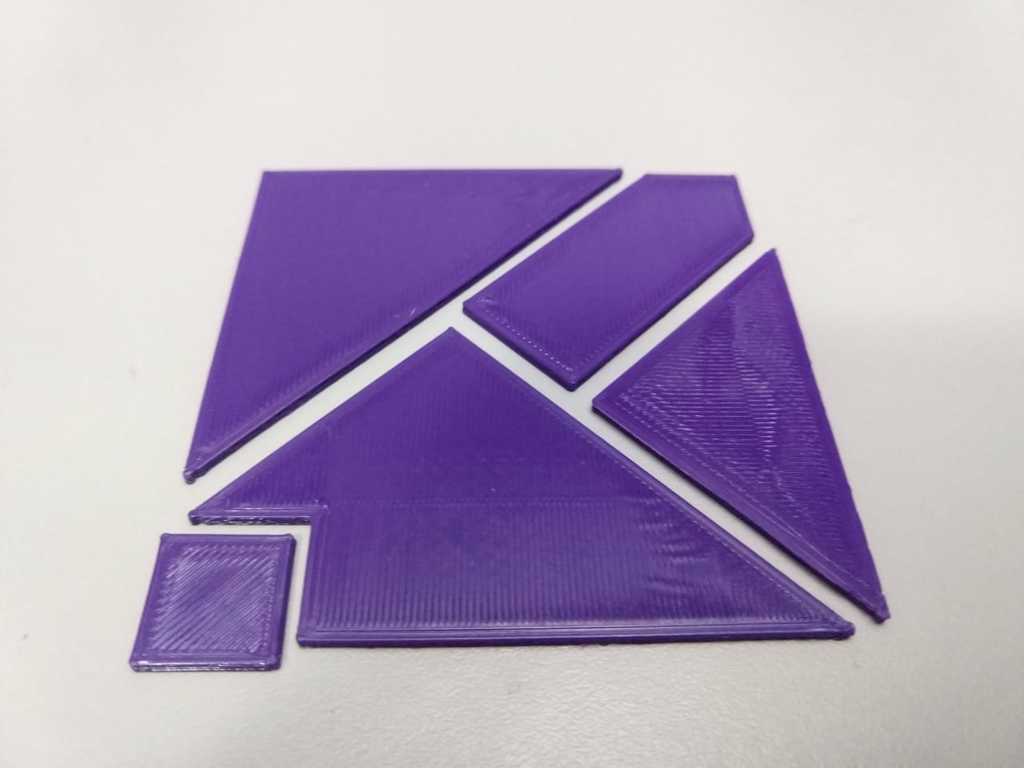 Pythagorean Square Puzzle by Maury M Marques | Download free STL model ...