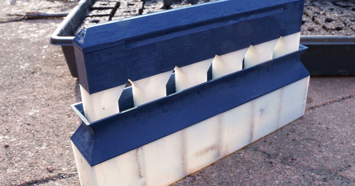Soil Blocker for 1020 Trays by hitchhiker4200 | Download free STL model ...