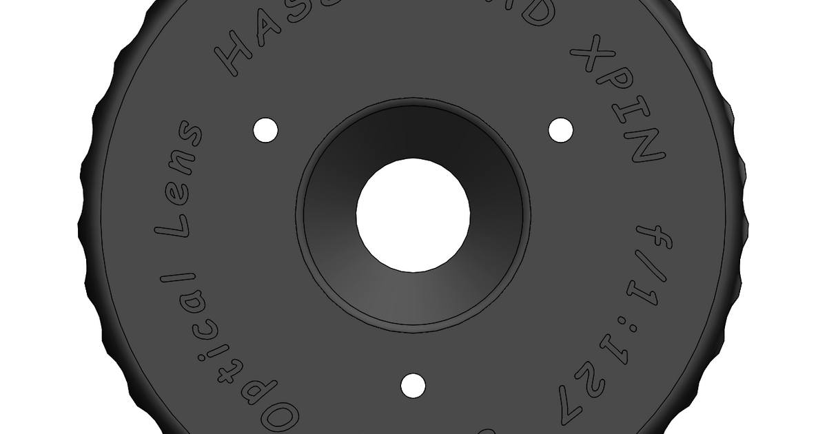 Hasselblad XPan Pinhole Body Cap by Thomas1234 | Download free STL ...