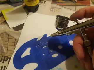 Airbrush Freehand stencil by PeterLandin | Download free STL model ...