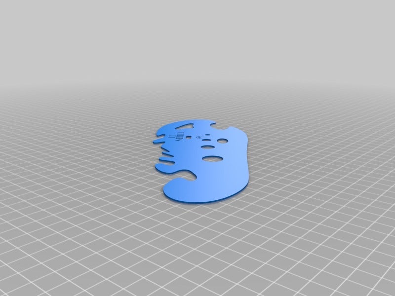 Airbrush Freehand Stencil By PeterLandin Download Free STL Model
