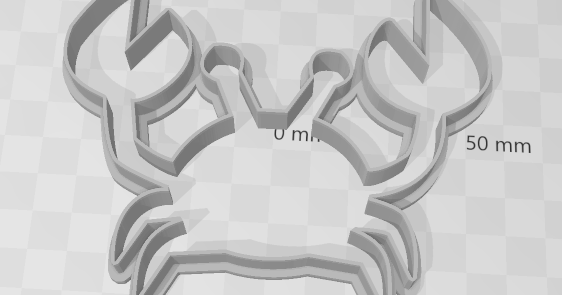 Crab cookie cutter 02cm - 10cm by kapiosk | Download free STL model ...