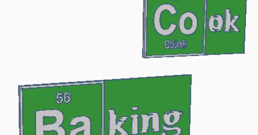 Breaking Bad Style Signs by te.3D | Download free STL model ...