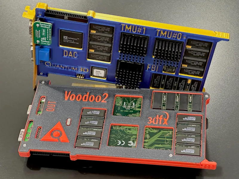 3dfx Voodoo2 Armor (Single Card) by Jeff Chen | Download free STL model ...