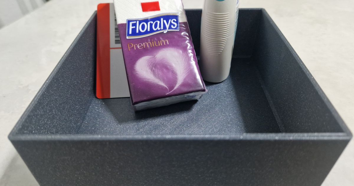 Easy storage box 100 mm x 100 mm x 50 mm by Andrei | Download free STL ...