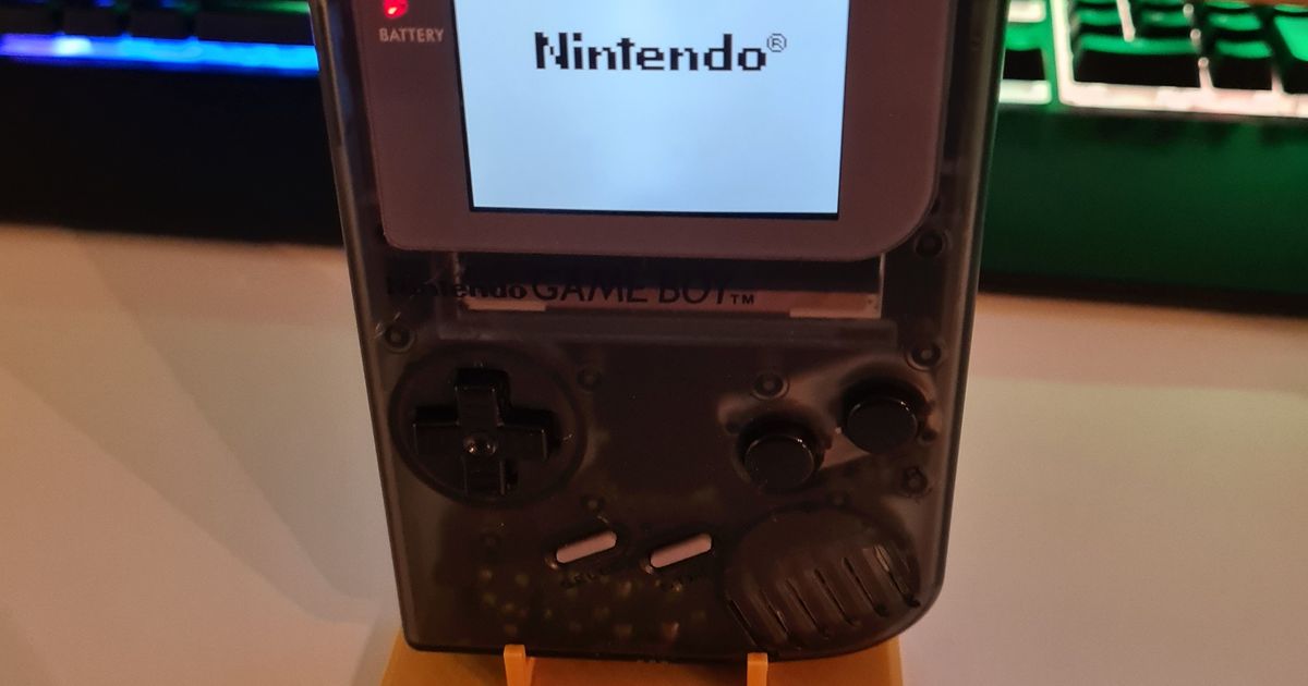 Gameboy DMG stand by Joris | Download free STL model | Printables.com
