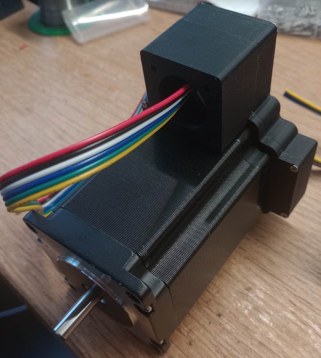 Nema23 SERVO57C servo protective case with connector by 3DiXY ...