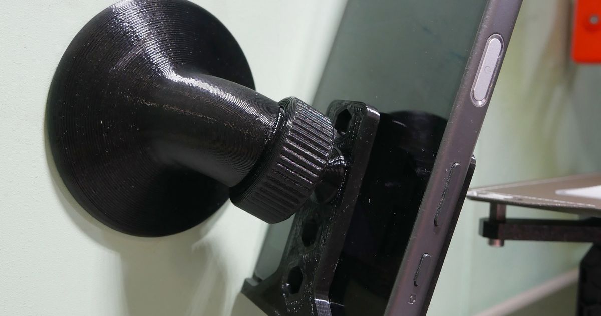Magnetic Phone Camera Mount by Johegy | Download free STL model ...