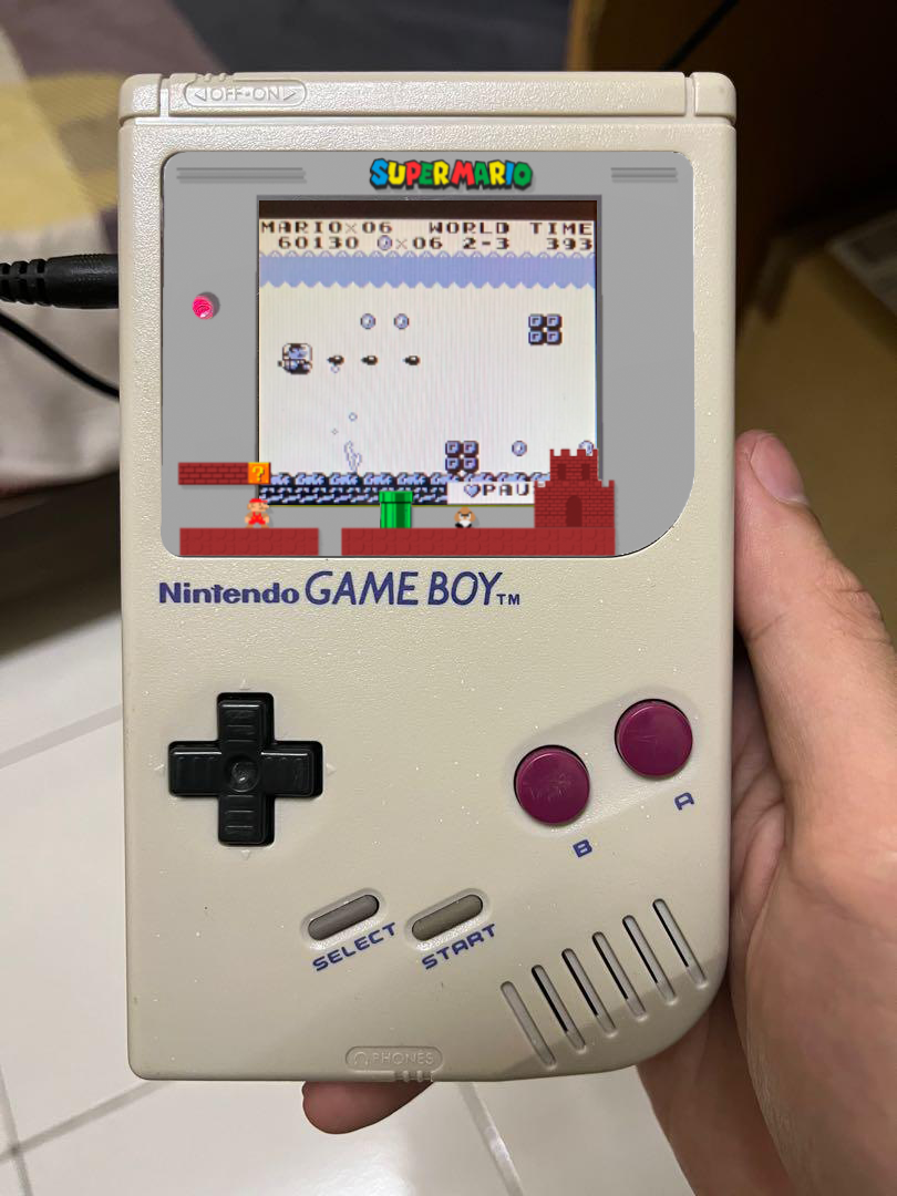 Gameboy SuperMario Face Plate Spare Part by Karol-IT | Download free ...