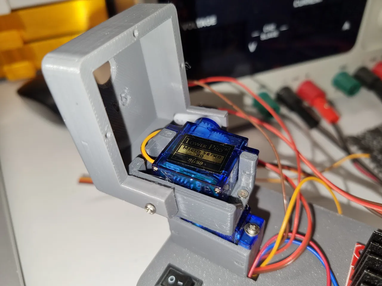 Pan tilt for SG 90 servo by Sica | Download free STL model | Printables.com