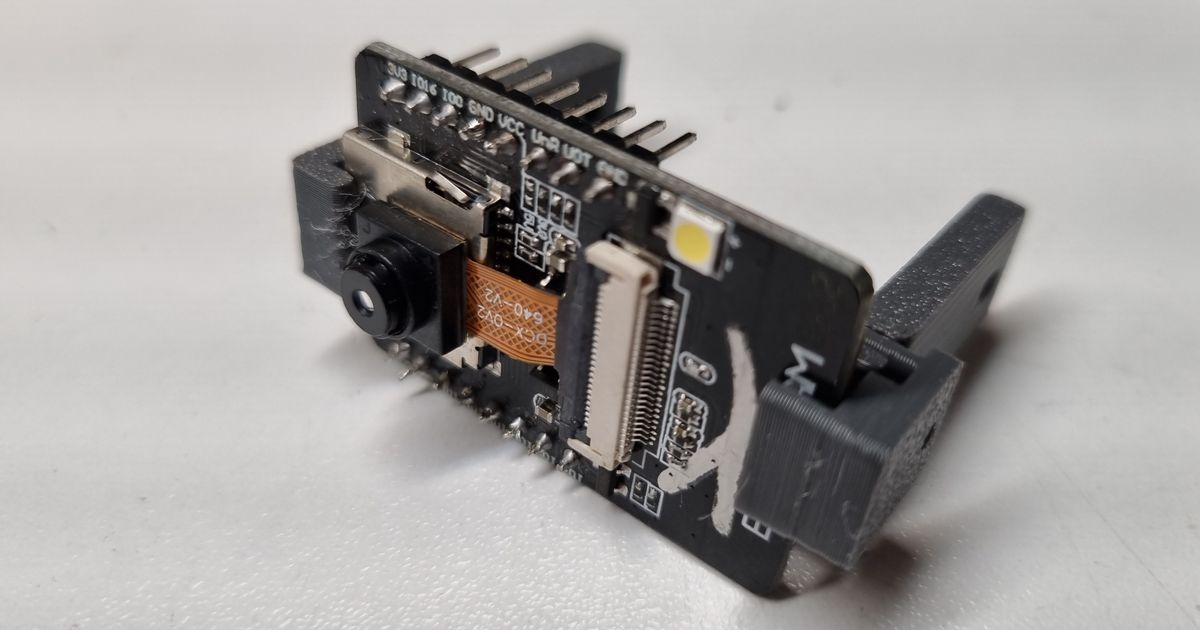 ESP32 Cam mount by Sica | Download free STL model | Printables.com
