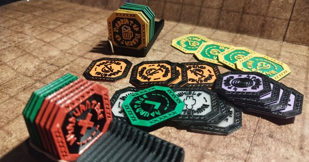 Condition tokens - tabletop by Pyroken | Download free STL model ...