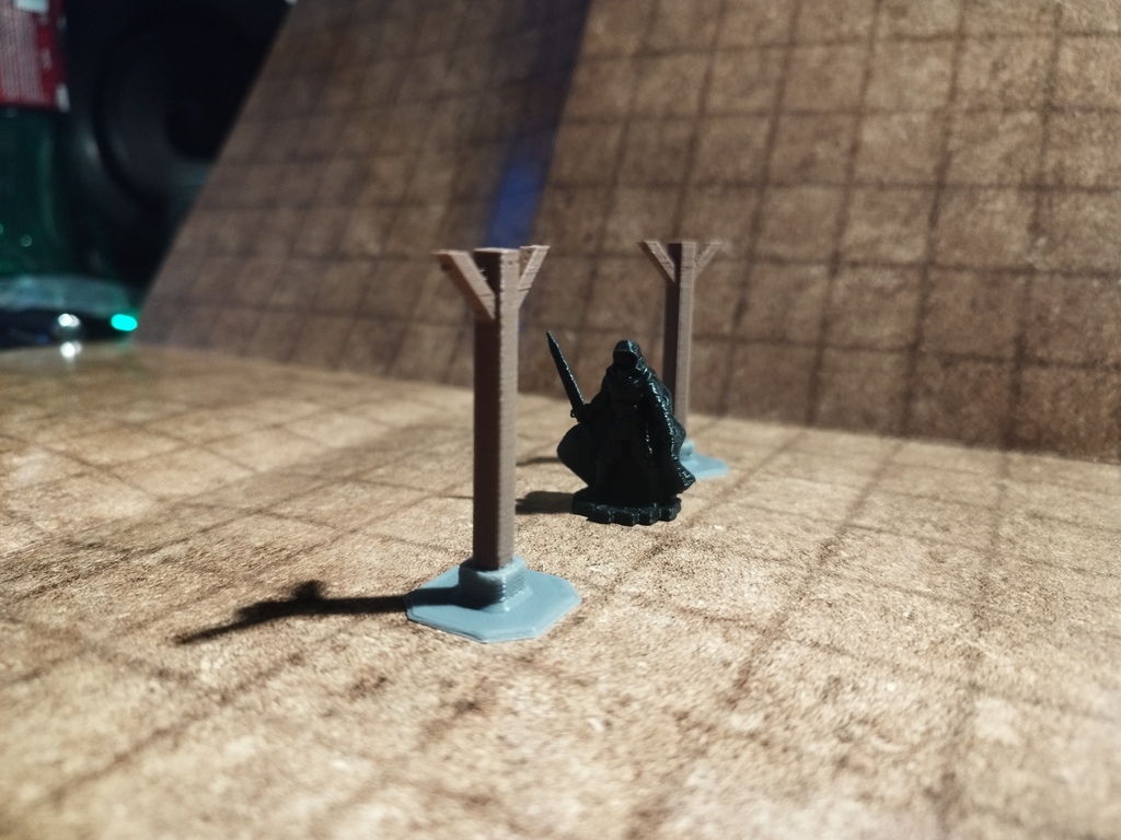 Wooden pole tile (28mm scale) by Pyroken | Download free STL model ...