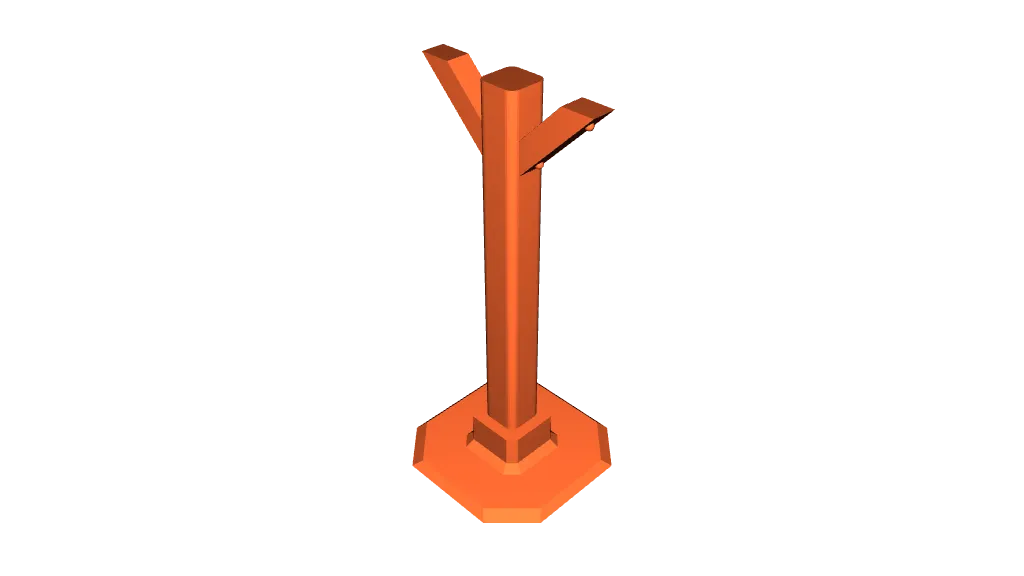 Wooden pole tile (28mm scale) by Pyroken | Download free STL model ...
