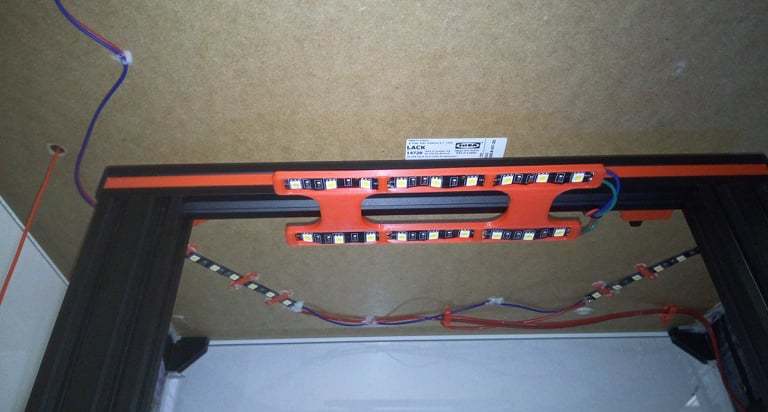 LED strip holder by Pyroken | Download free STL model | Printables.com