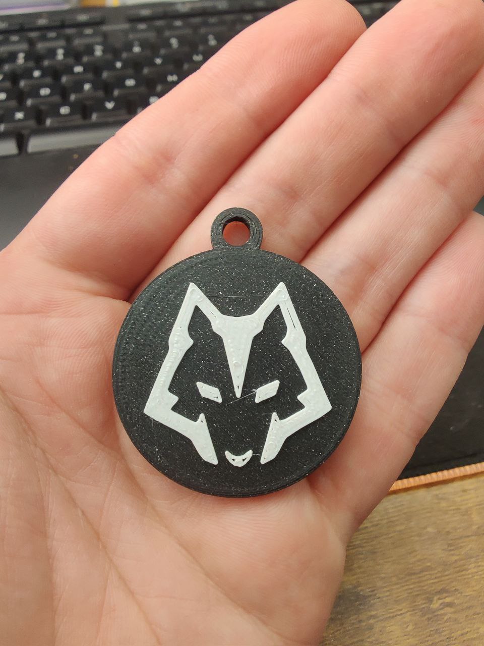 Wolf Pendant by Beau | Download free STL model | Printables.com