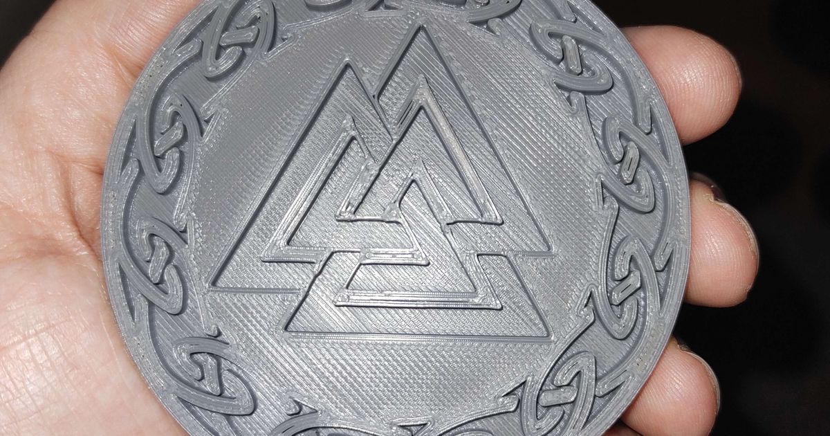 Valknut with Celtic knots by Aurokon | Download free STL model ...