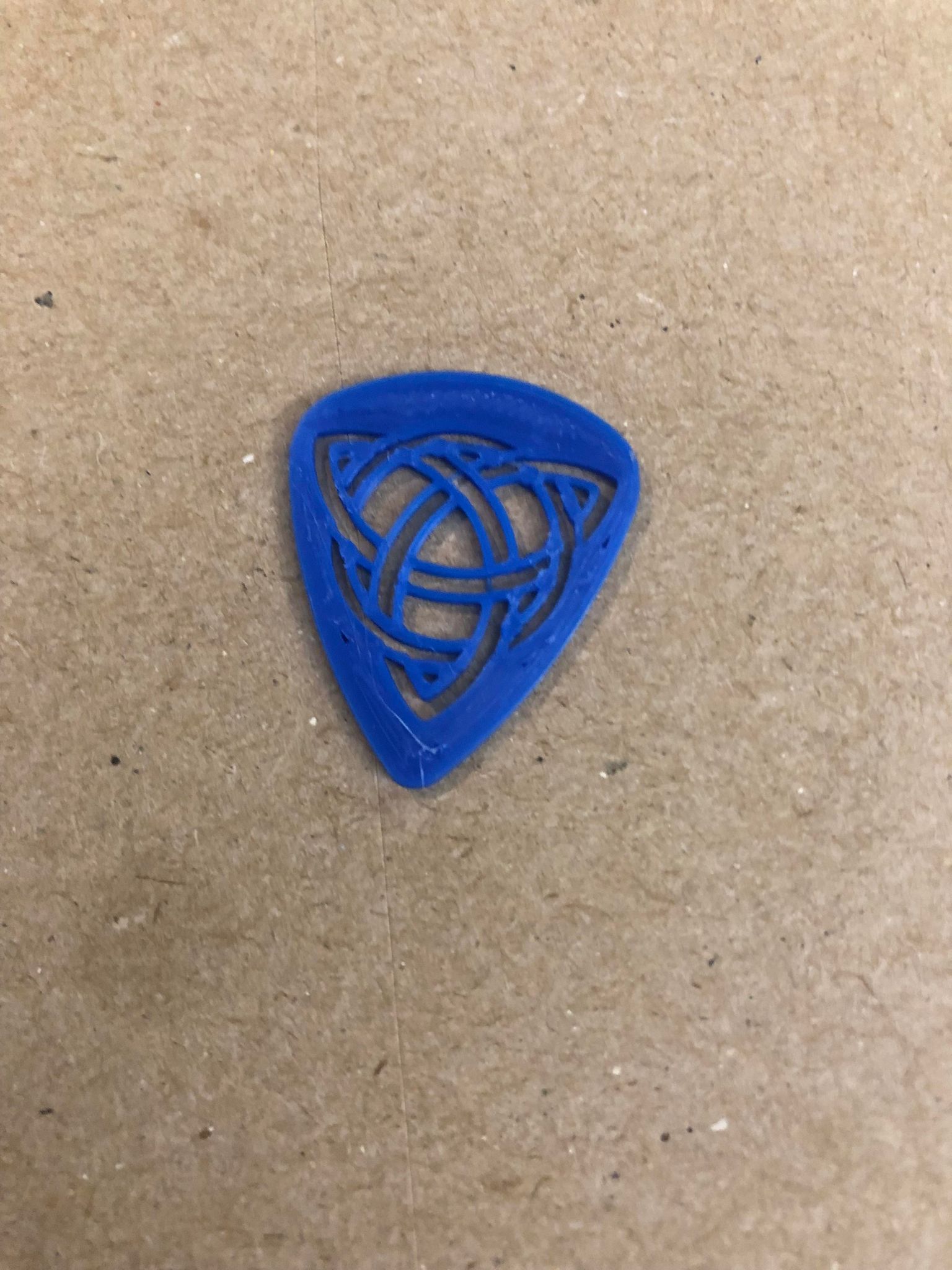 Trinity Knot Guitar Pick by Matt Flanigan | Download free STL model ...