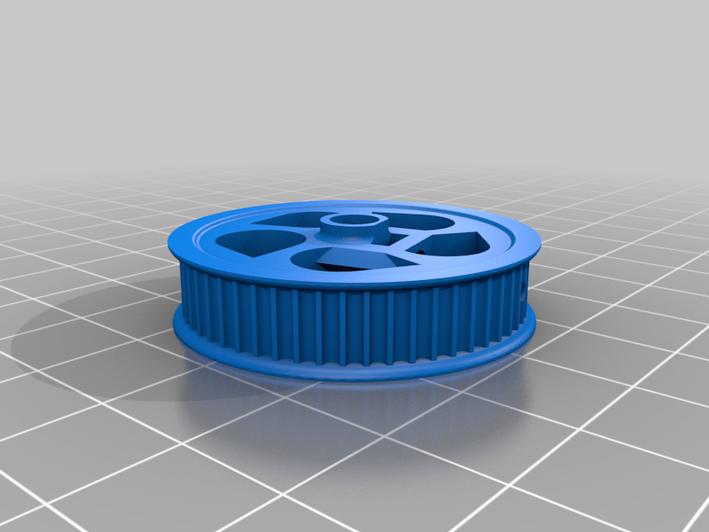 Unibody 56T Pulley for Skelestruder by hnzxdv | Download free STL model ...