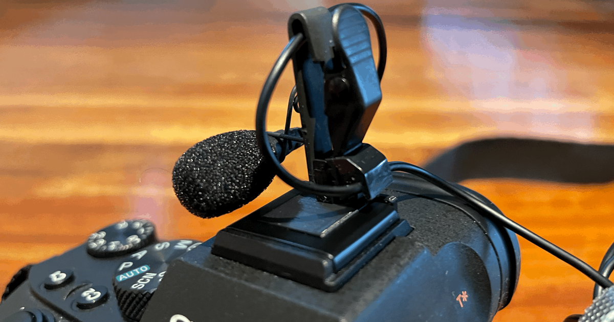 Sony Multi Interface Shoe Cover and Lapel/Lavalier Microphone Clip by ...