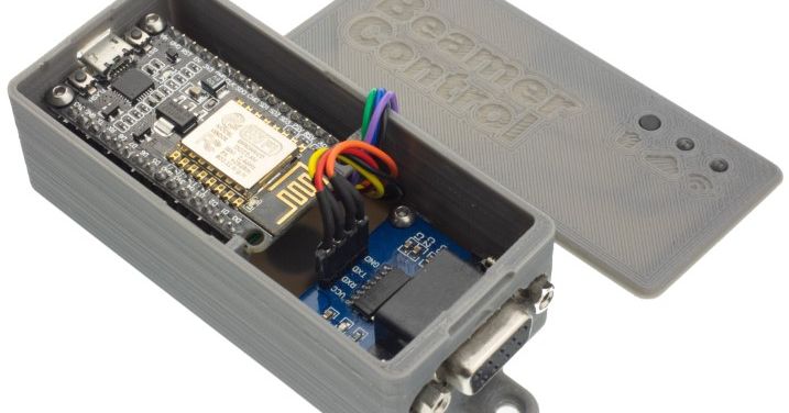 BeamerControl - RS232-MQTT/API-Bridge to control a projector by foorschtbar | Download free STL ...