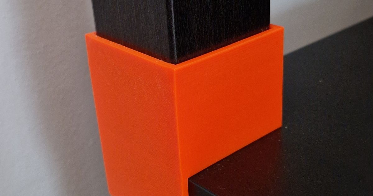 IkeaLack stacker/riser by Frankee | Download free STL model ...