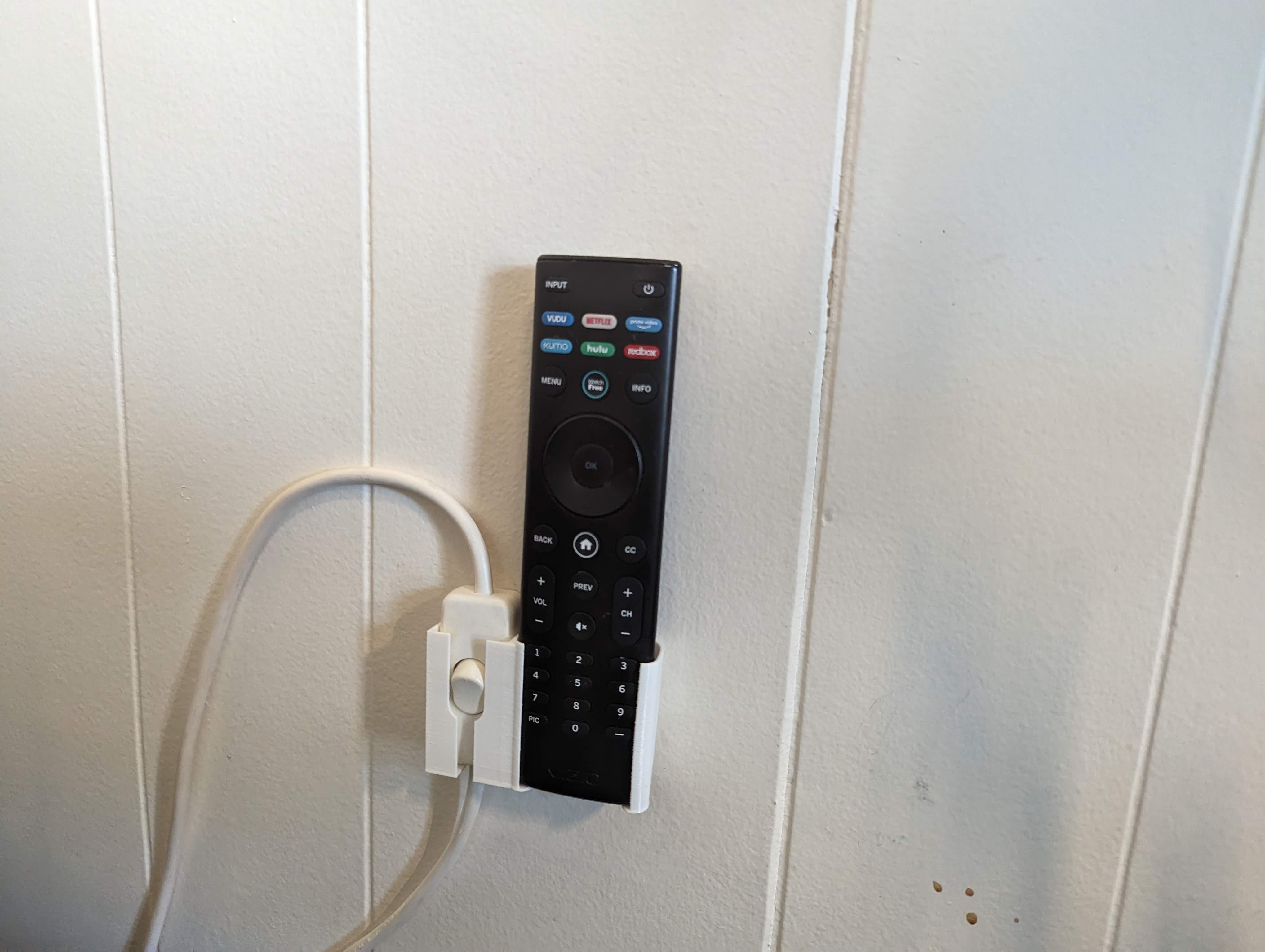 Vizio remote holder with Ikea Havsris switch mount. by ambush27 ...