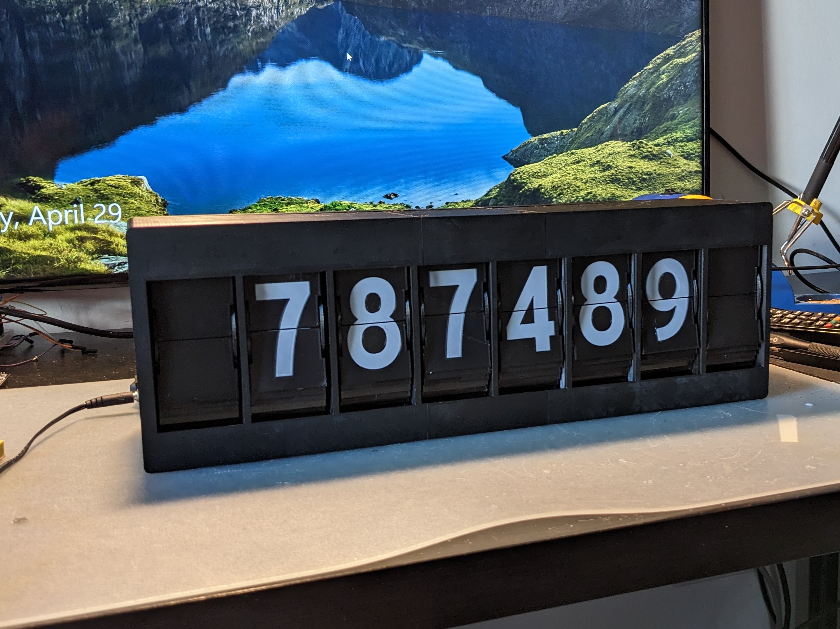 Split-Flap Display (8 Characters) por Miki | Descargar modelo STL ...