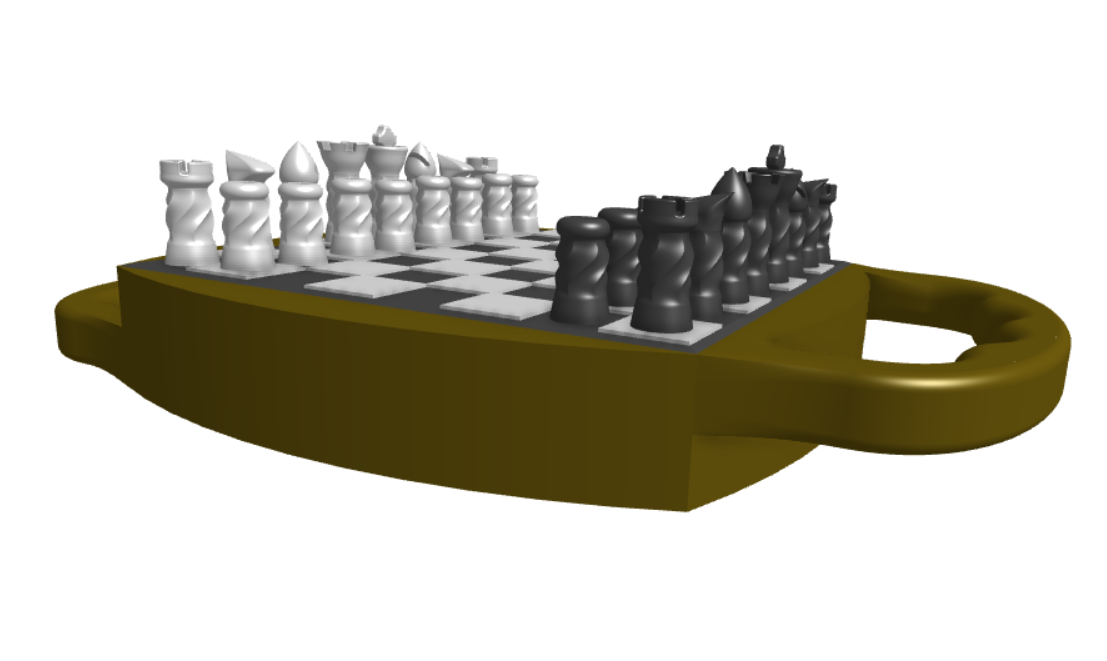 Magnetic Travel Chess Set by GCV3D | Download free STL model ...