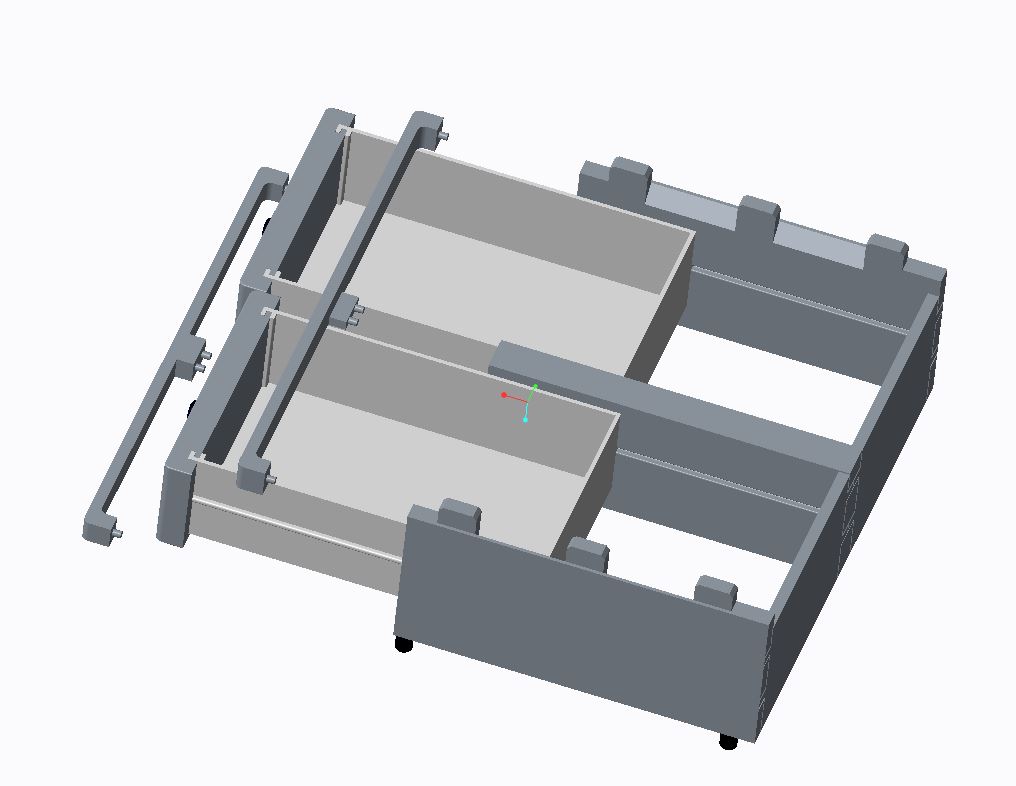 put on the printer Bambu AMS drawer Stand by chenwei | Download free ...