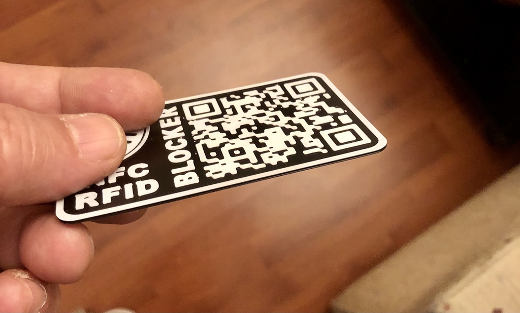PRINT-IN-PLACE NFC & RFID BLOCKER CARD (100% PROTECTION TESTED) by ...