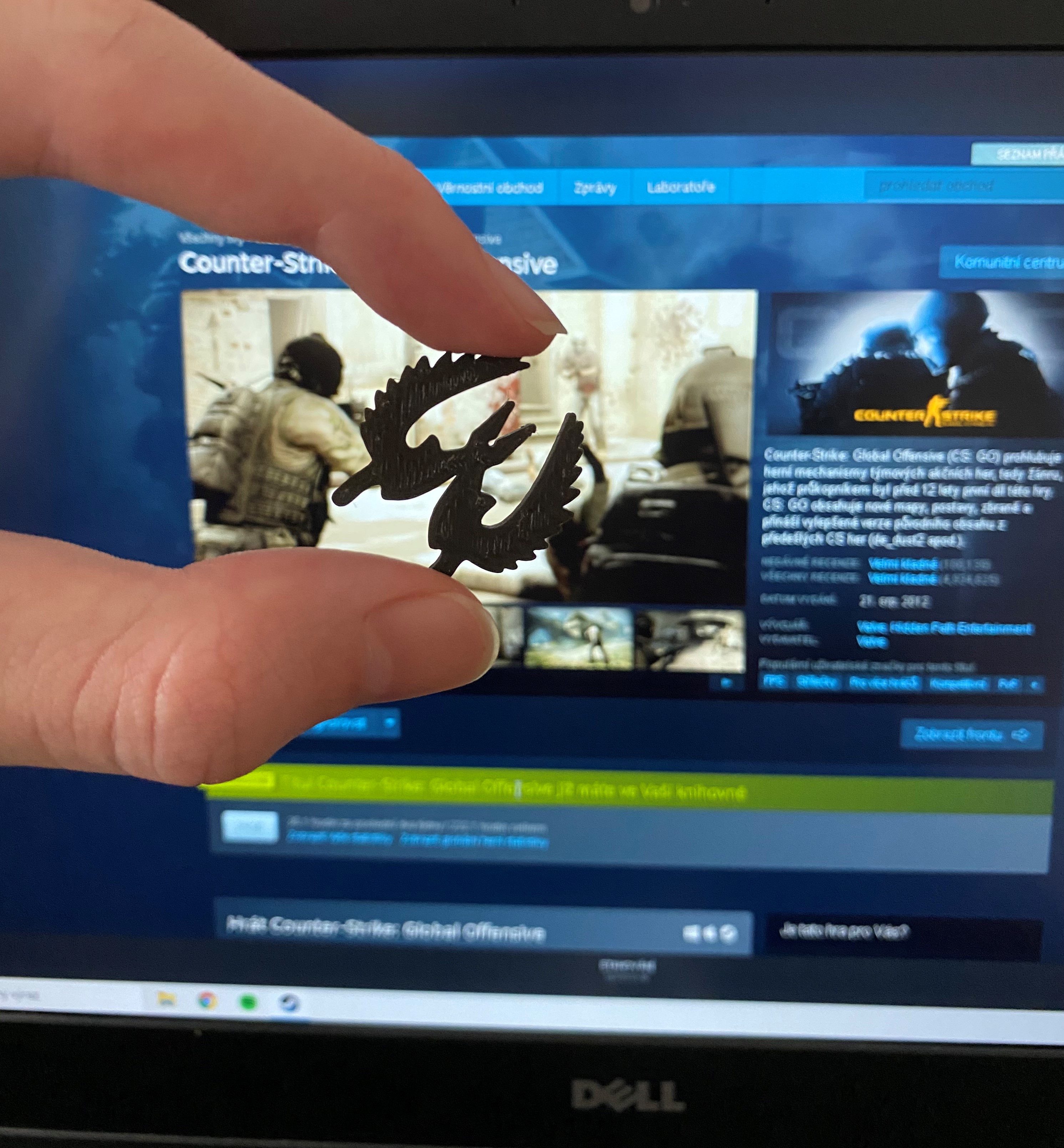 CS:GO Counter-Terrorist logo by Radim | Download free STL model ...