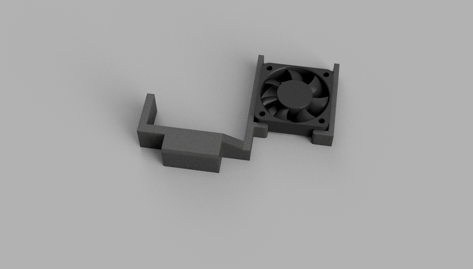 Fan mount MCU Bambu Lab P1P by k.grzegorczyk | Download free STL model ...