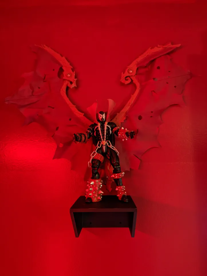 Action Figure Wall Mount by dyeLucky | Download free STL model ...