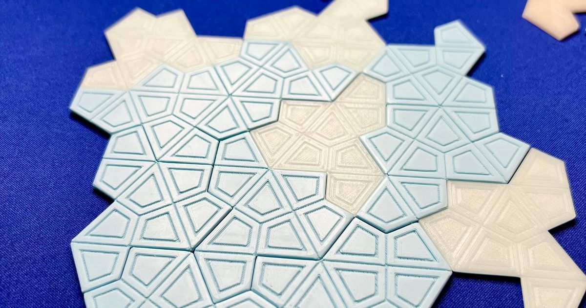 Flying Kites - Einstein Tile Game by PieSupplies | Download free STL ...