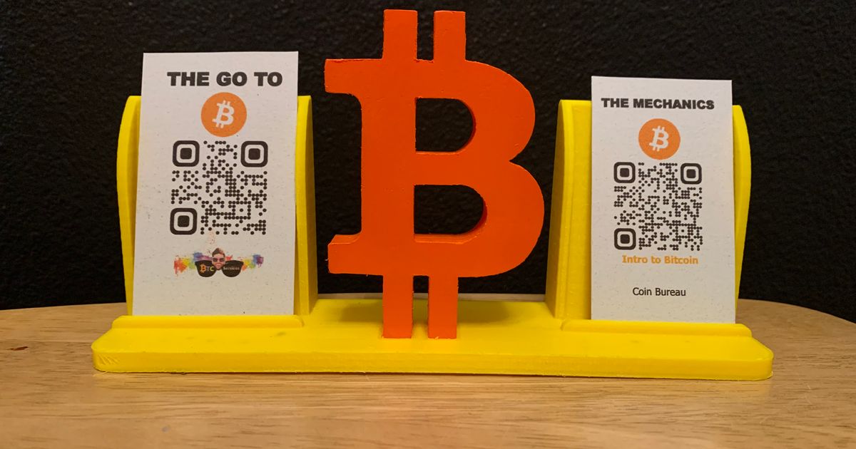 Bitcoin Education Center by Grunkle_Bitcoin | Download free STL model ...