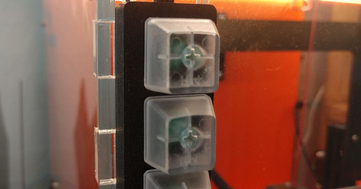 3 Button Cherry MX Switch Box by Tony | Download free STL model | Printables.com