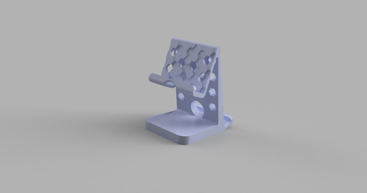 Phone Holder (extended) by grez | Download free STL model | Printables.com
