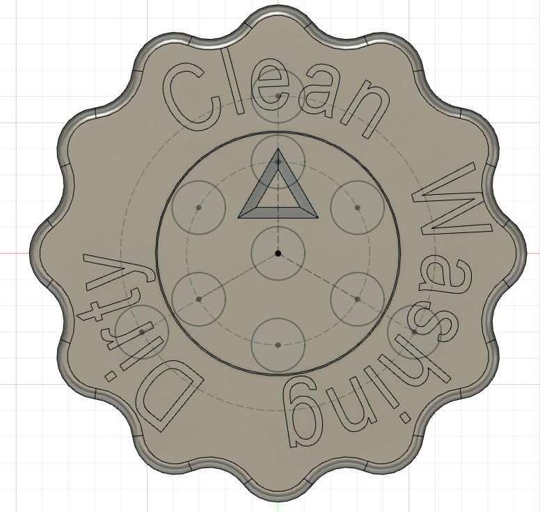 Print-in-Place Rotating Dishwasher Status Indicator by greg.giem ...