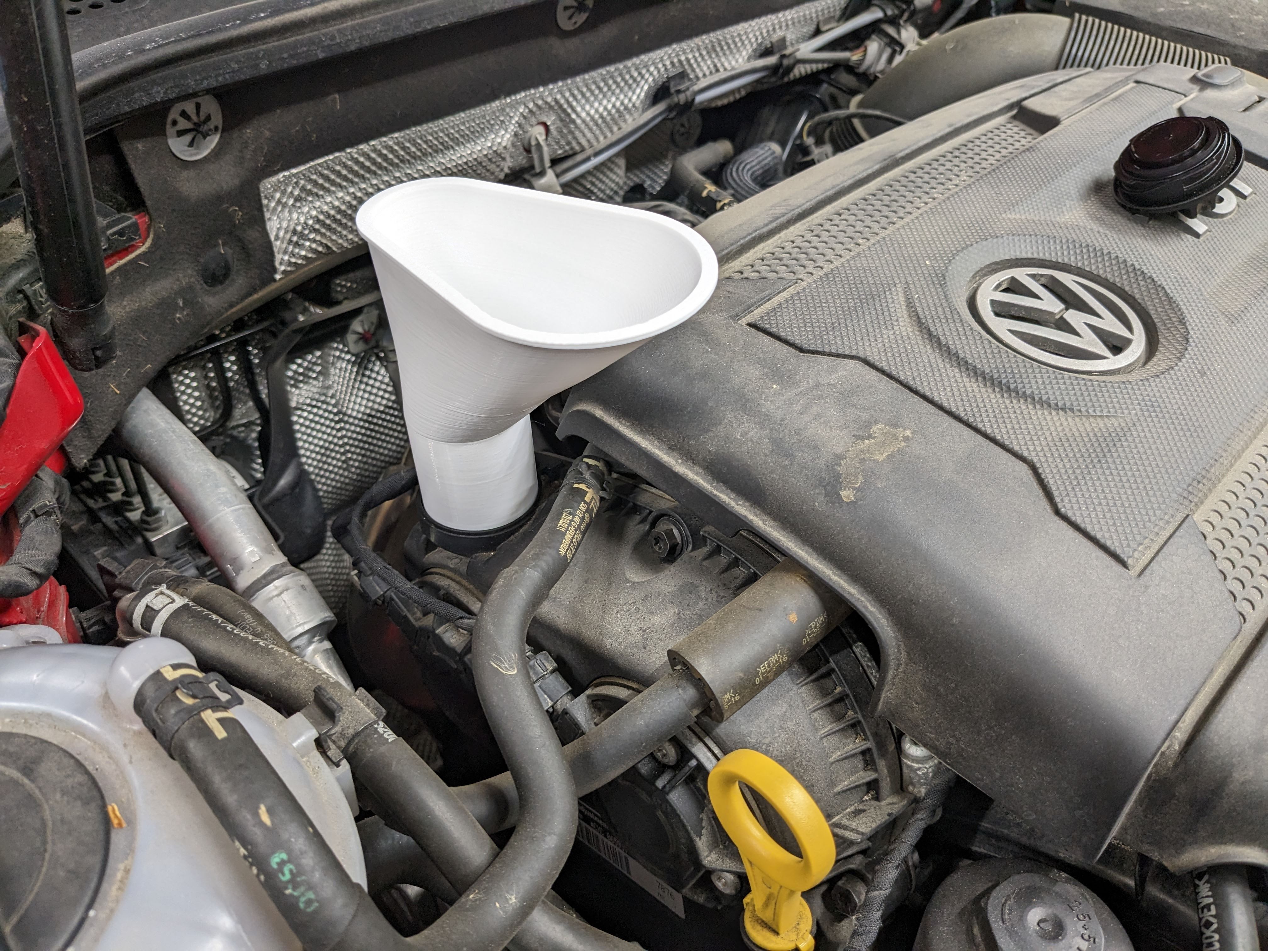 VW twist lock oil funnel by Grant | Download free STL model ...
