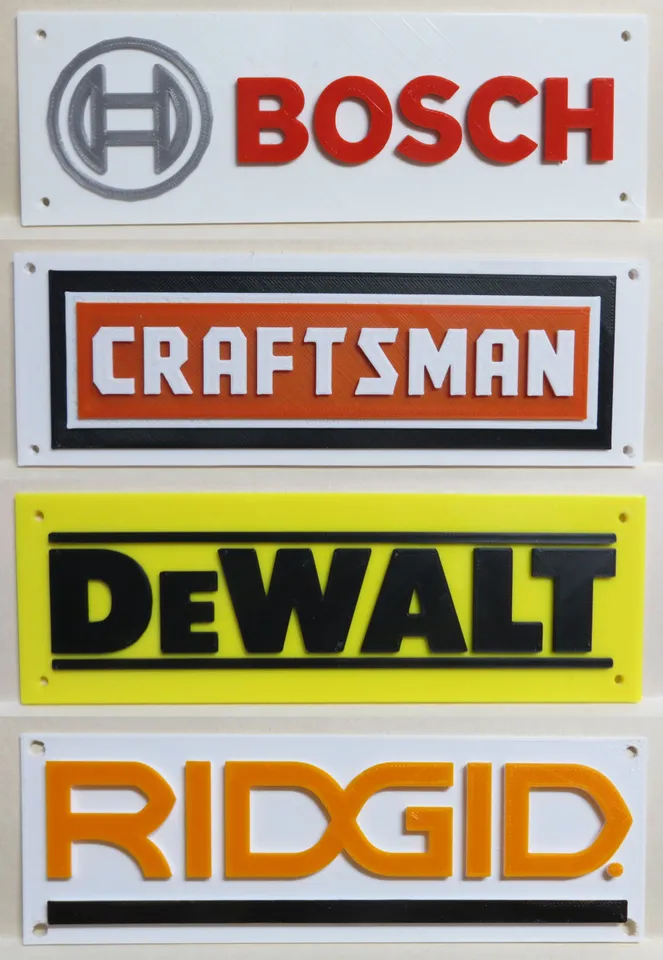 Tool Logos #1 by YumanBeing | Download free STL model | Printables.com