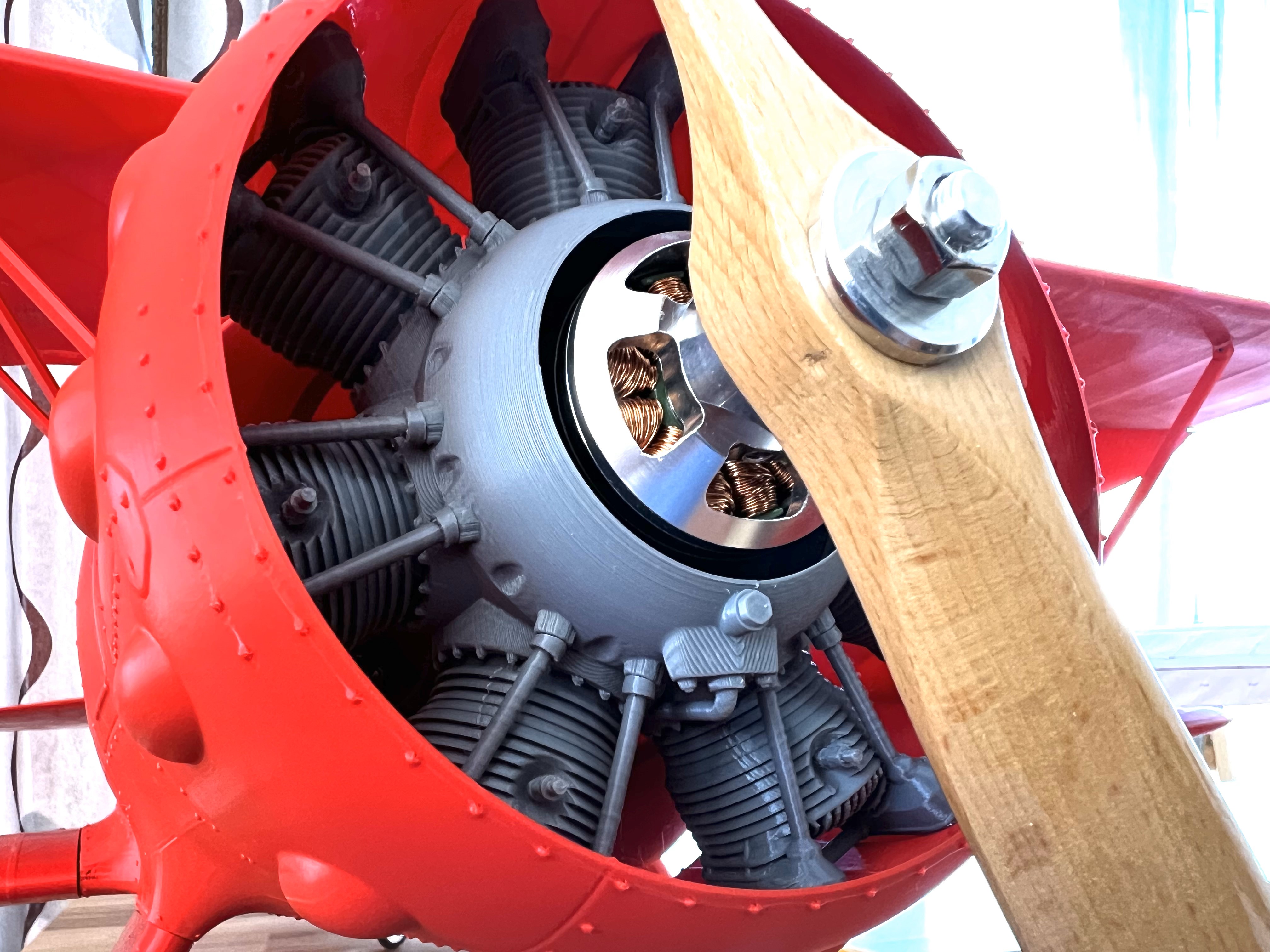 Alternative engine cylinder for 3dlabprint WACO YMF – 5 by lev ...