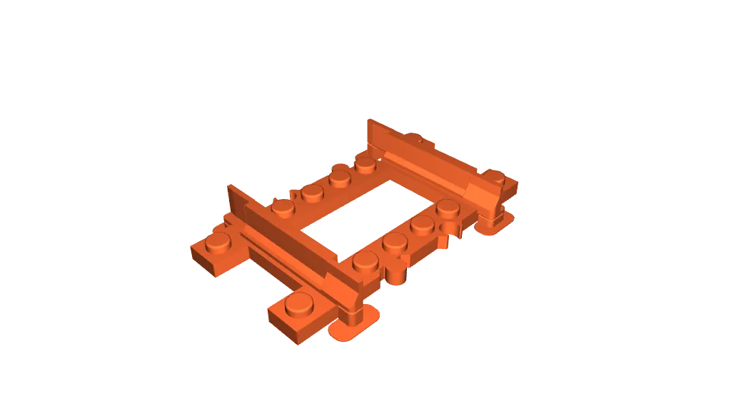 Lego compatible straight crossing (full and short versions) by lev ...