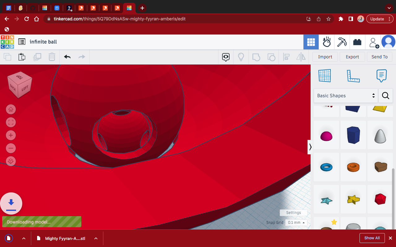 Infinite ball by penguin891 | Download free STL model | Printables.com