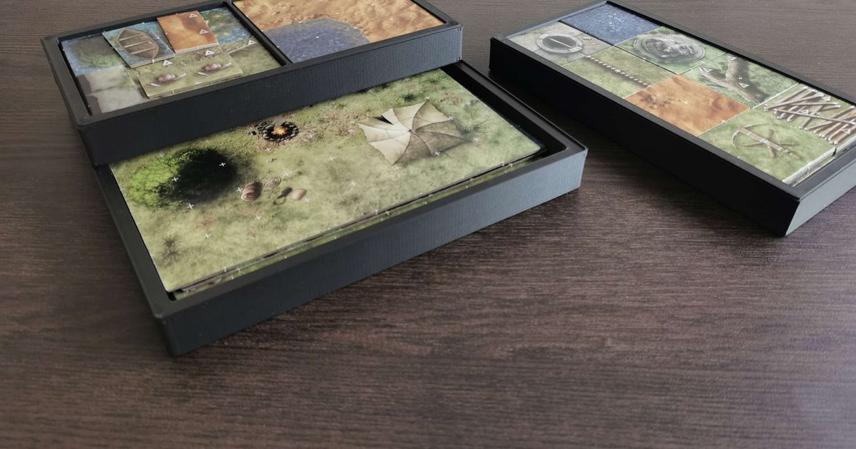 Storage box for DnD adventure tiles by Twig | Download free STL model ...